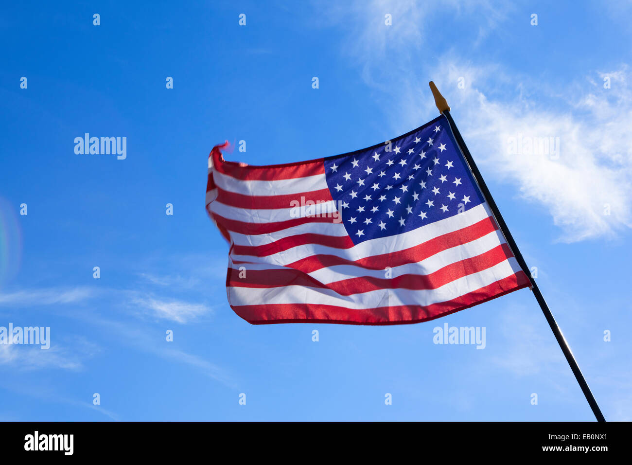 American flag sky american flag hi-res stock photography and images - Alamy