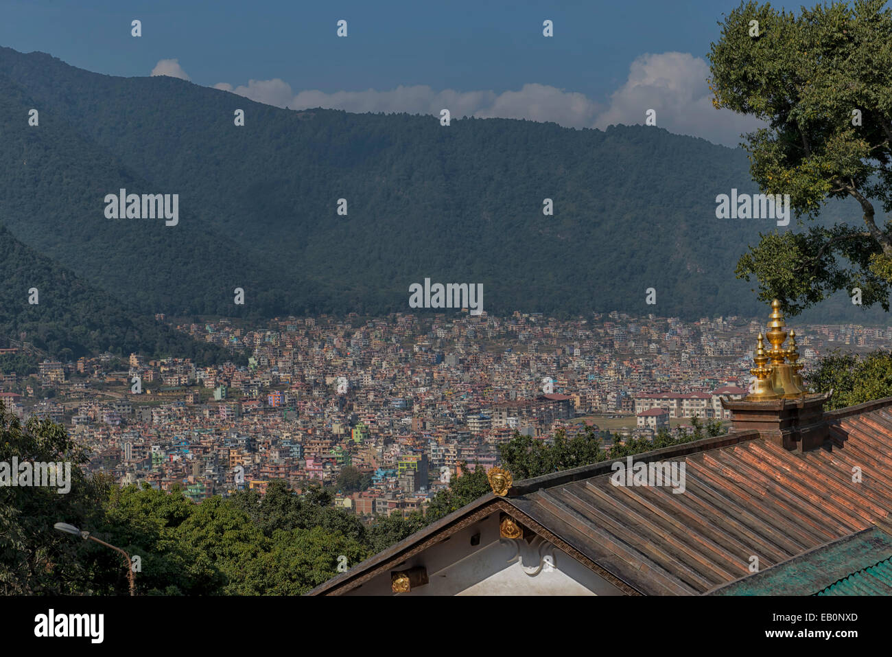Kathmandu city himalaya range nepal hi-res stock photography and images ...