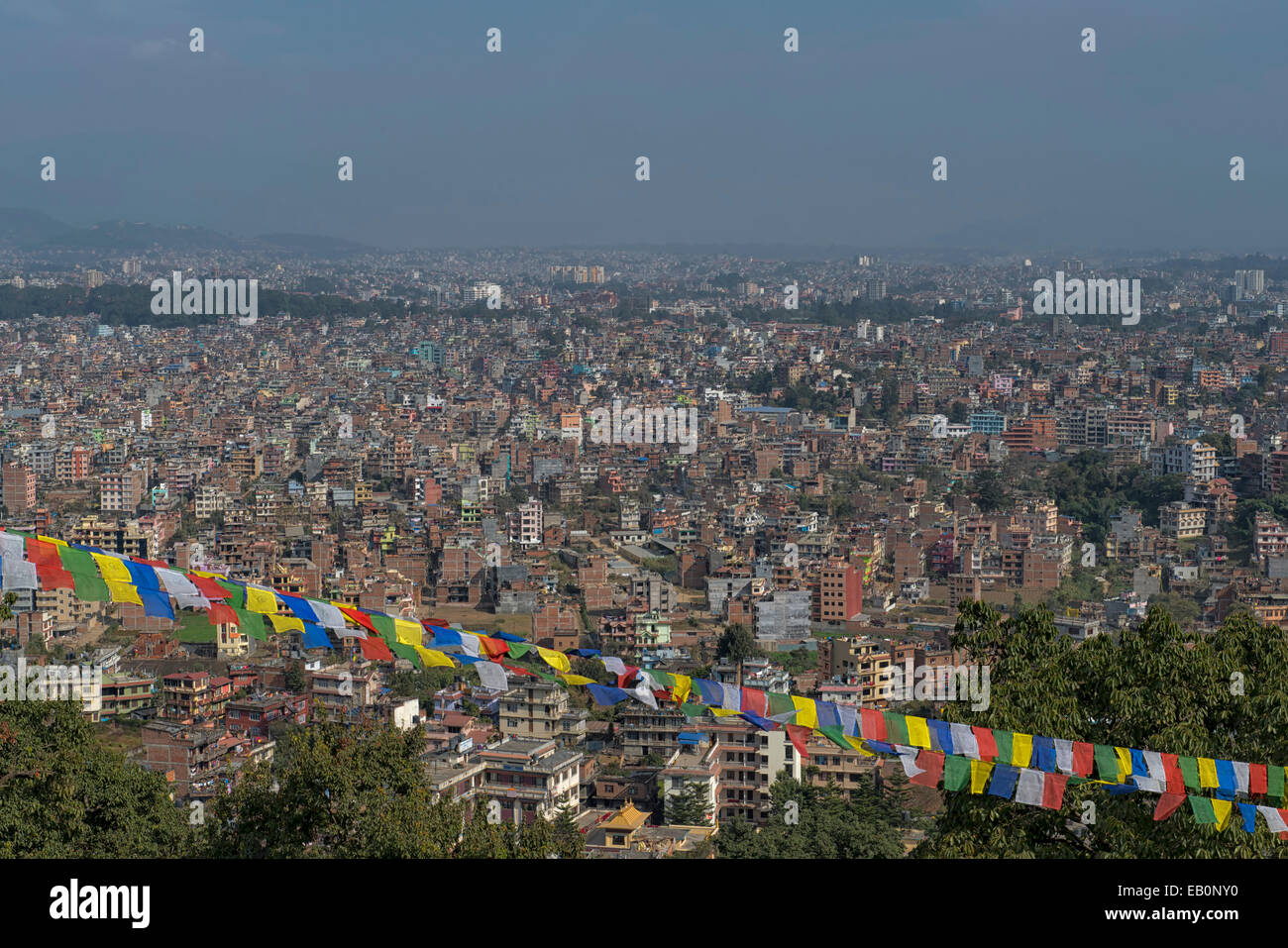 Kathmandu city himalaya range nepal hi-res stock photography and images ...