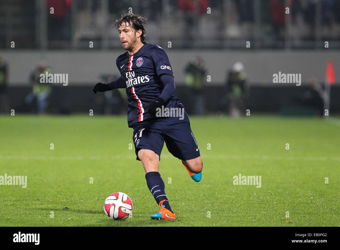 Maxwel SCHERRER CABELINO ANDRADE - 21.11.2014 - Metz / Paris Saint ...