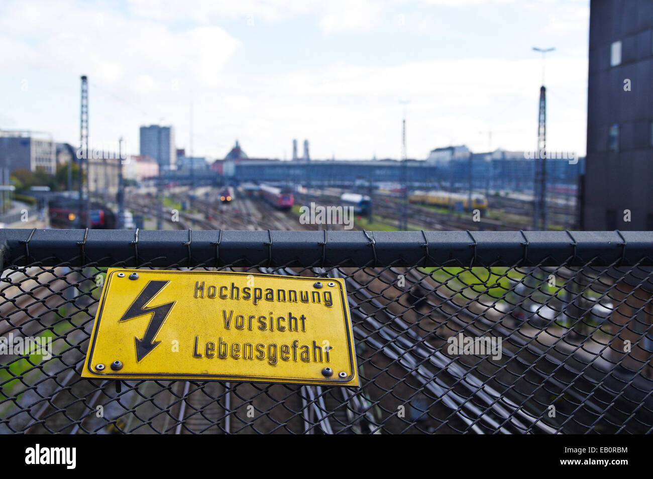 Safety signs railway stations hi-res stock photography and images - Alamy