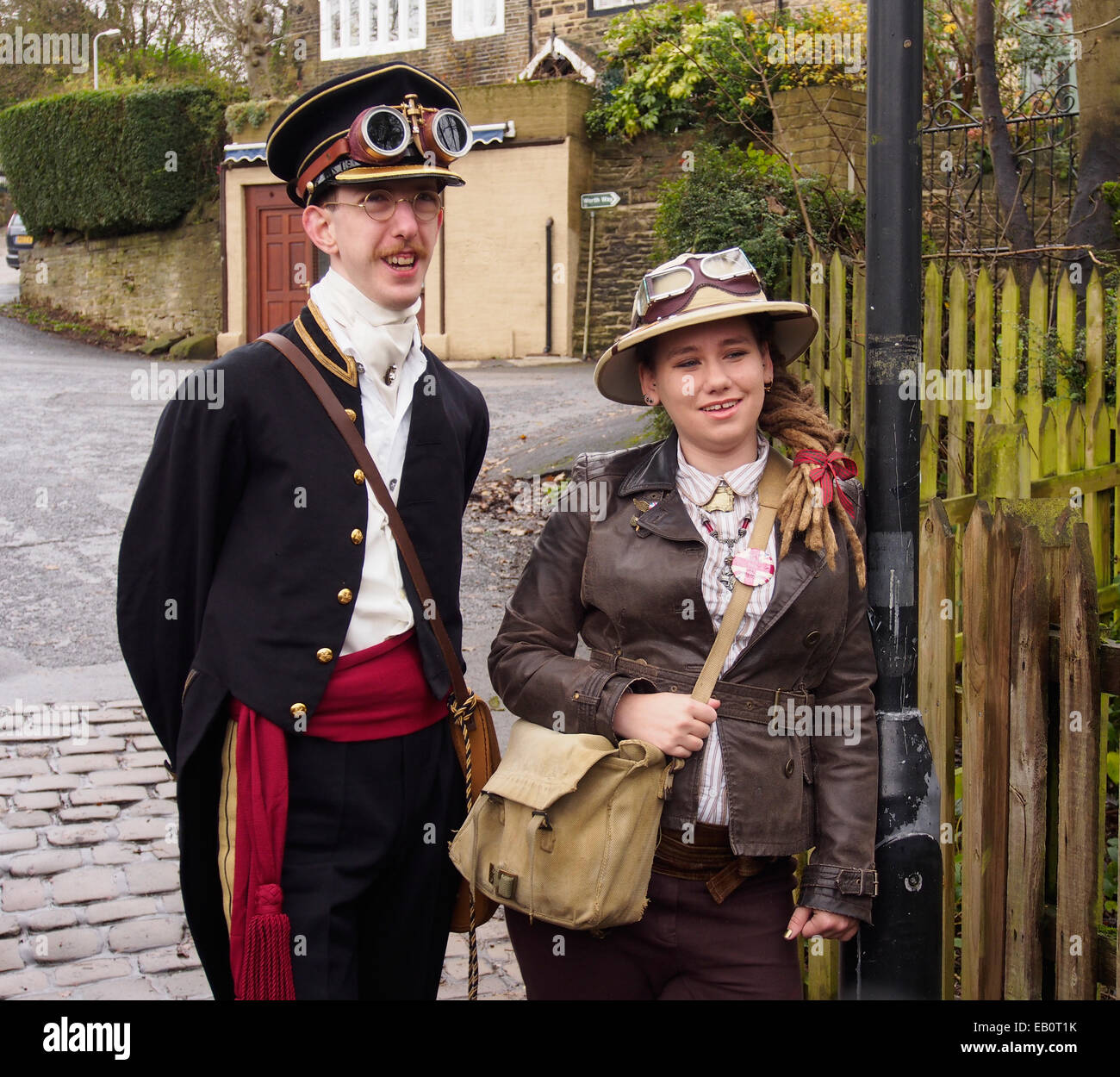 Haworth steampunk weekend hi-res stock photography and images - Alamy