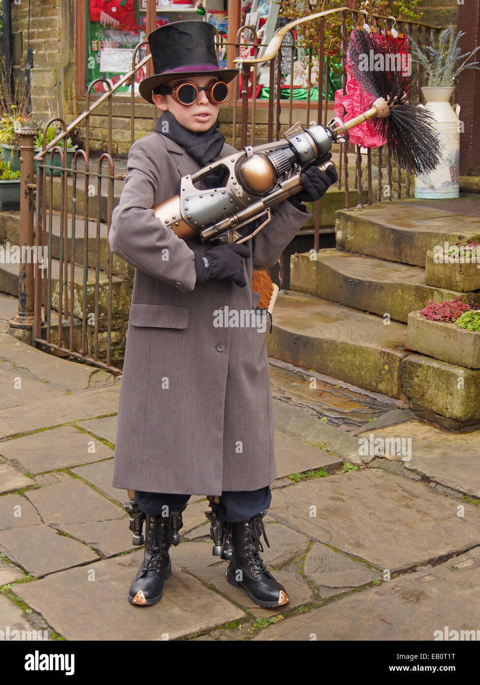 Haworth steampunk weekend hi-res stock photography and images - Alamy