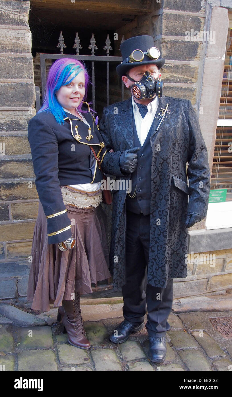Haworth steampunk weekend hi-res stock photography and images - Alamy