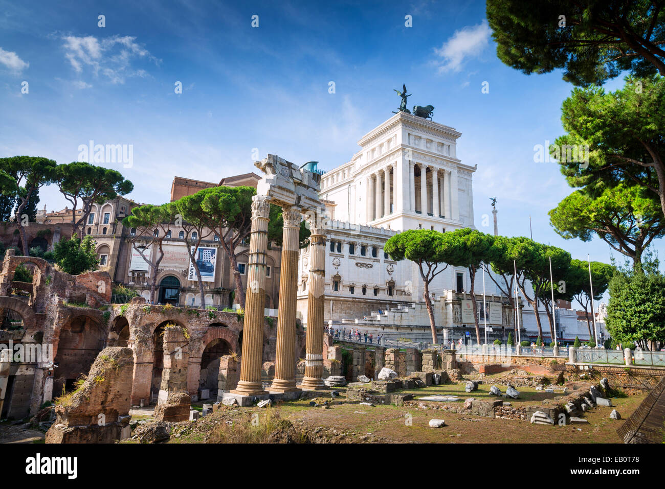The Roman Forum in the city of Rome, Italy, Europe Stock Photo - Alamy