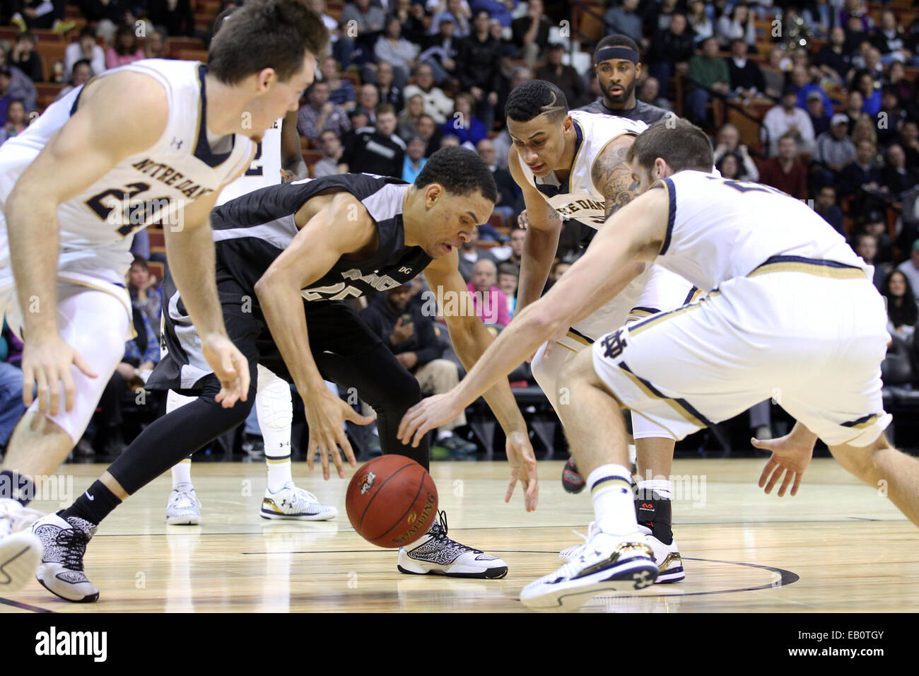 Mohegan Sun Arena. 23rd Nov, 2014. Providence Friars forward Tyler ...