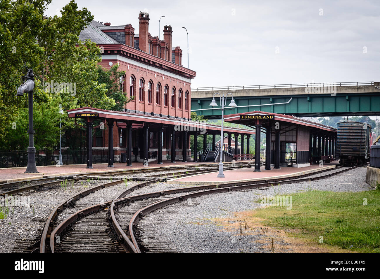 Western Maryland Scenic Railroad Depot, Cumberland, Maryland Stock ...