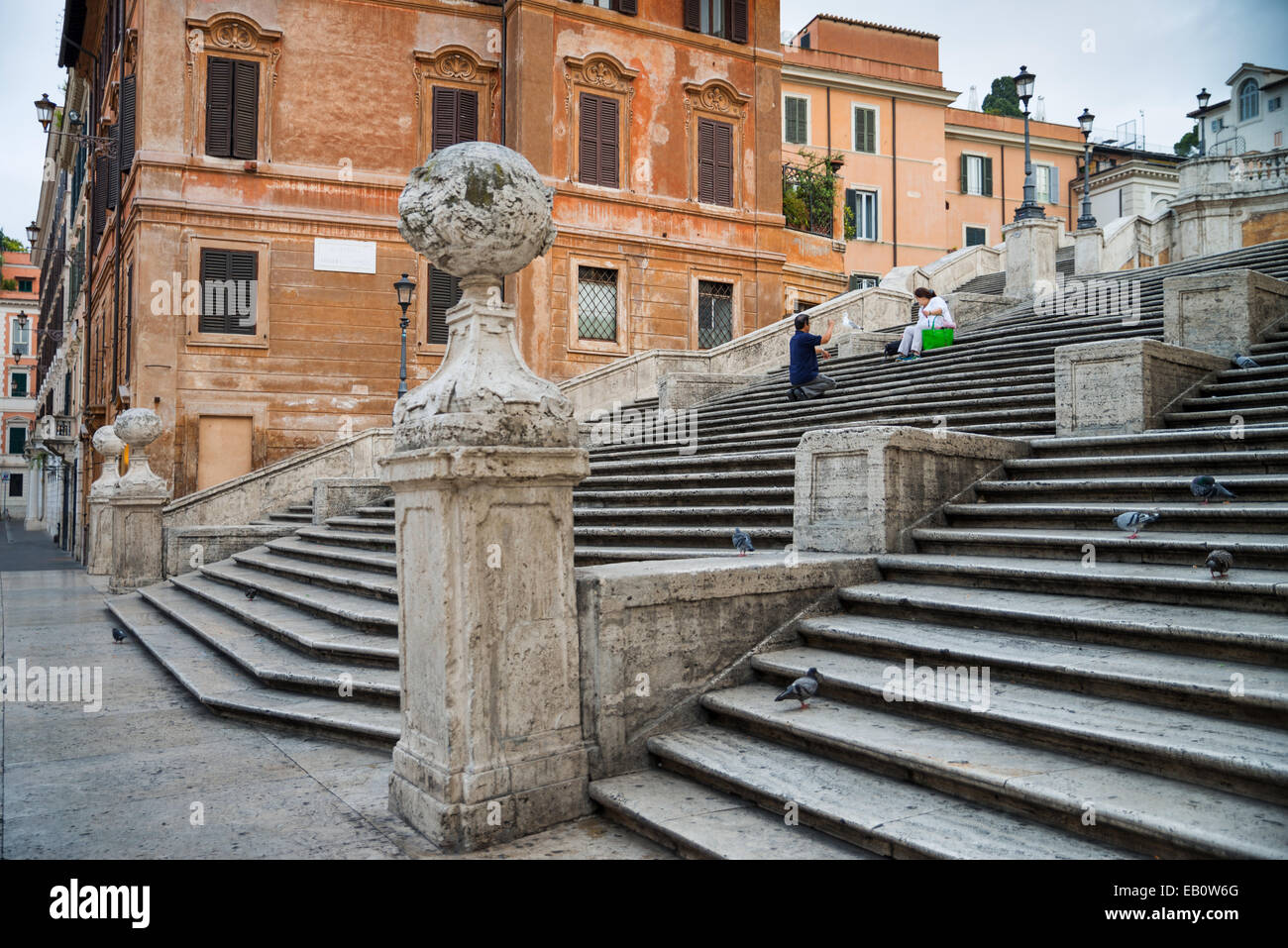 The Spanish Steps in Rome Italy Stock Photo - Alamy
