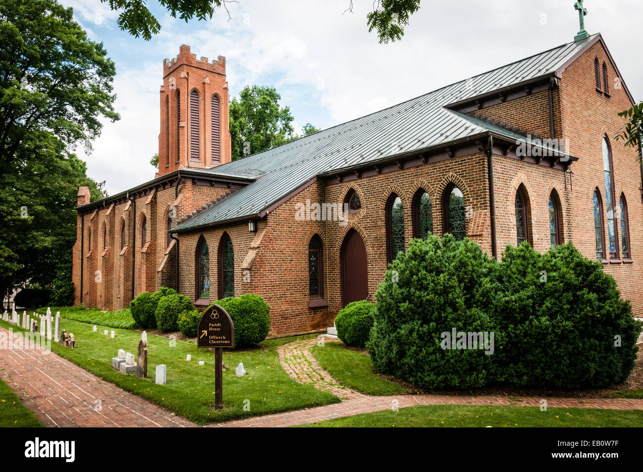 Trinity Episcopal Church, 214 West Beverley Street, Virginia Stock ...