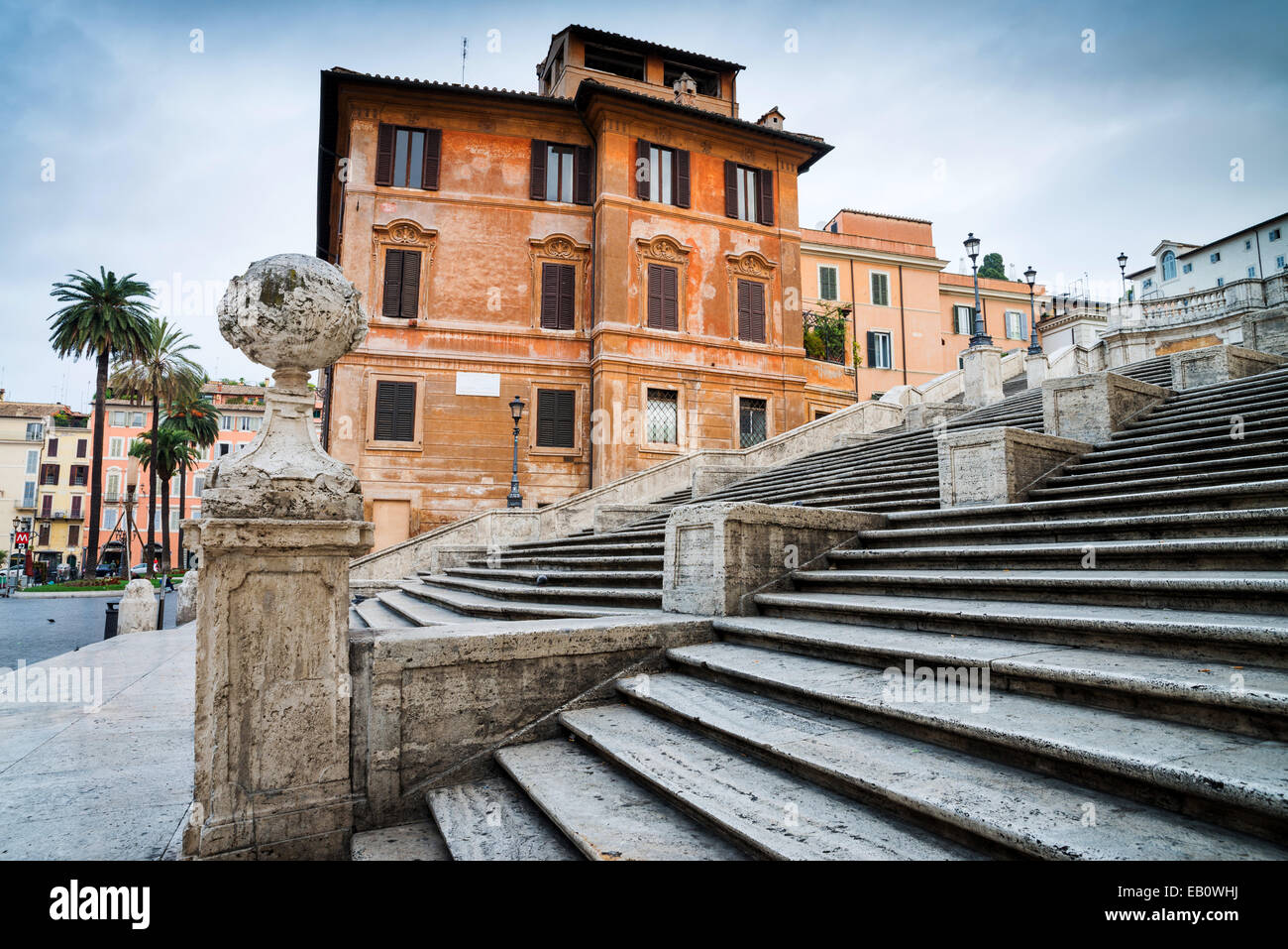 The Spanish Steps in Rome Italy Stock Photo - Alamy