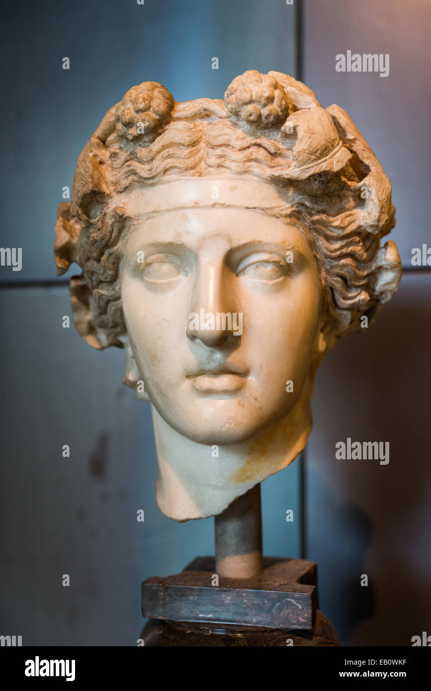 Marble Head of Dionysus, Palazzo dei Conservatori, Capitoline Museums ...