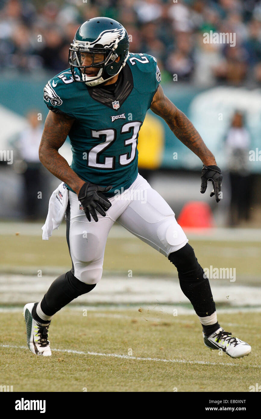November 23, 2014: Philadelphia Eagles cornerback Nolan Carroll (23) in ...