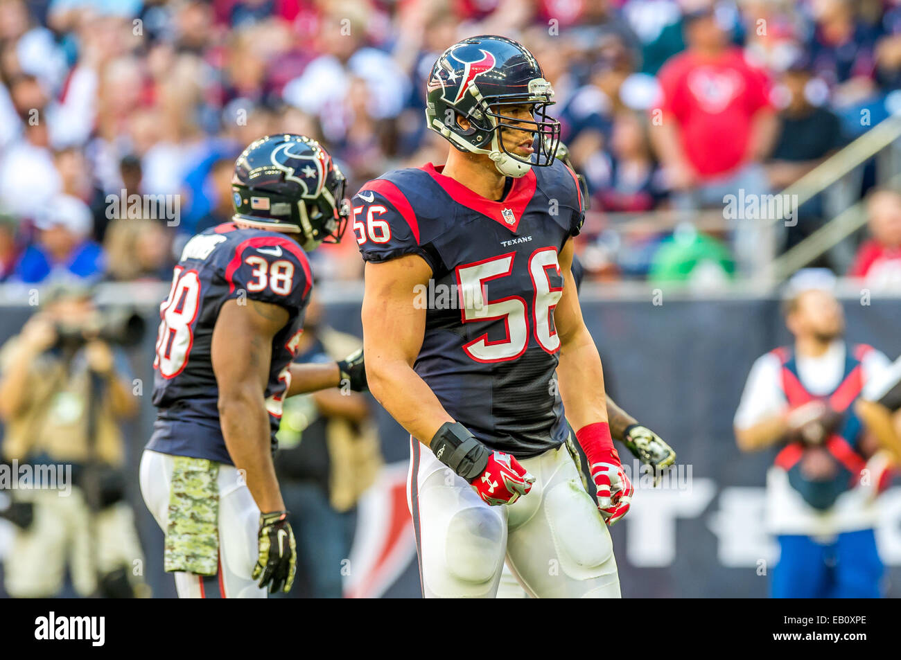November 23, 2014 - Houston, Texas, USA: Houston Texans inside ...