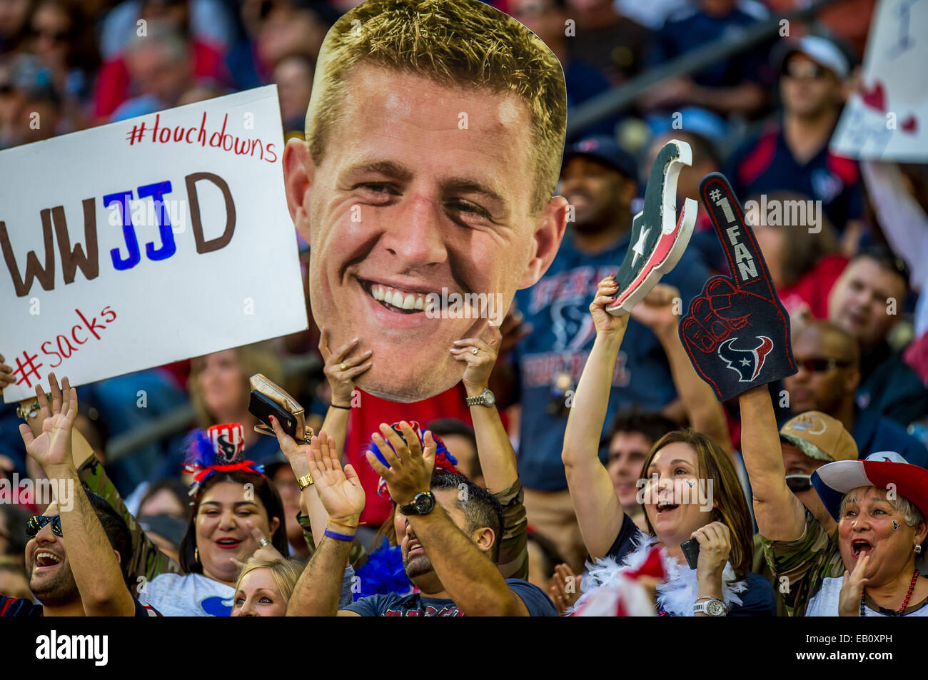Houston texan fans hi-res stock photography and images - Alamy