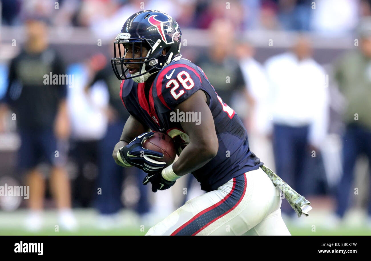 Houston, TX, USA. 23rd Nov, 2014. Houston Texans running back Alfred ...