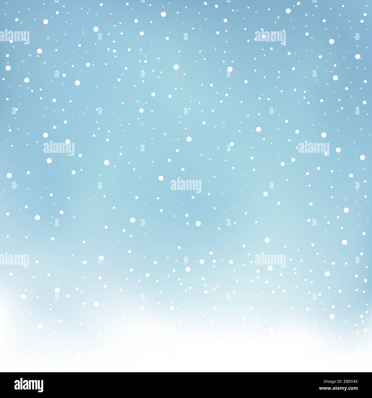 winter snowfall blue background Stock Photo - Alamy
