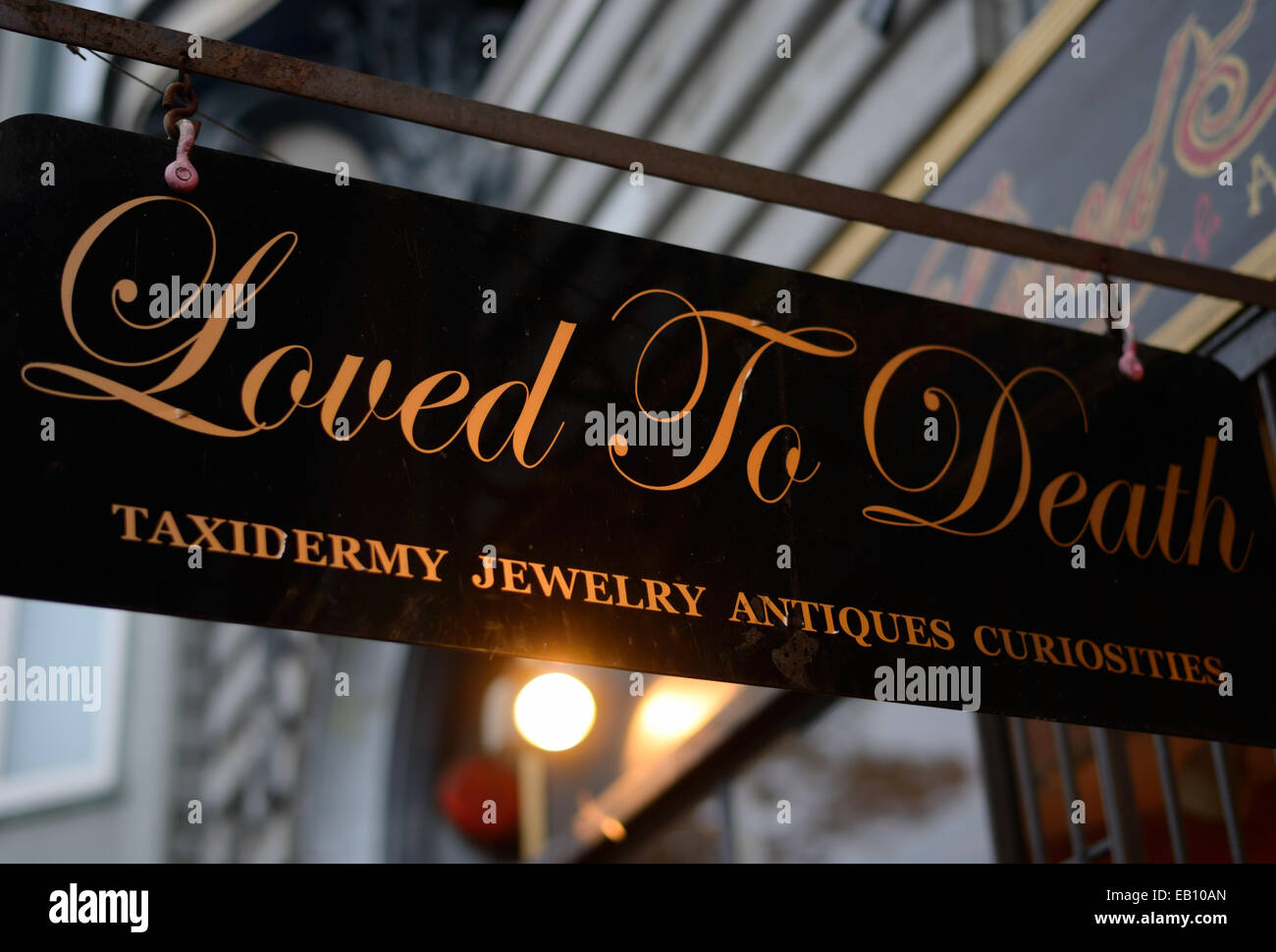 Loved To Death shop in Haight-Ashbury, San Francisco CA Stock Photo - Alamy