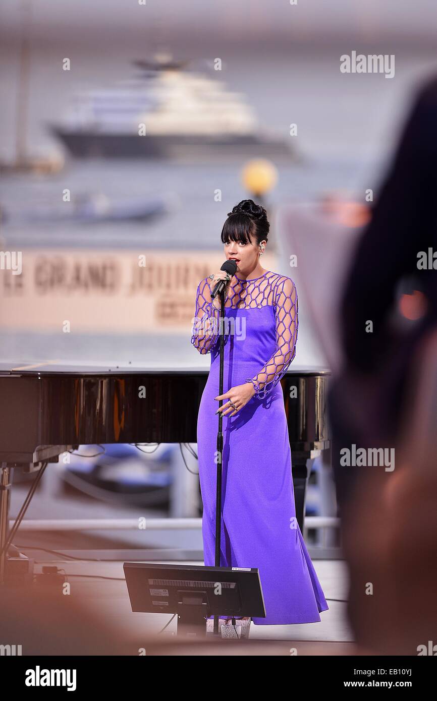 The 67th Annual Cannes Film Festival - Grand Journal TV Show - Lily ...