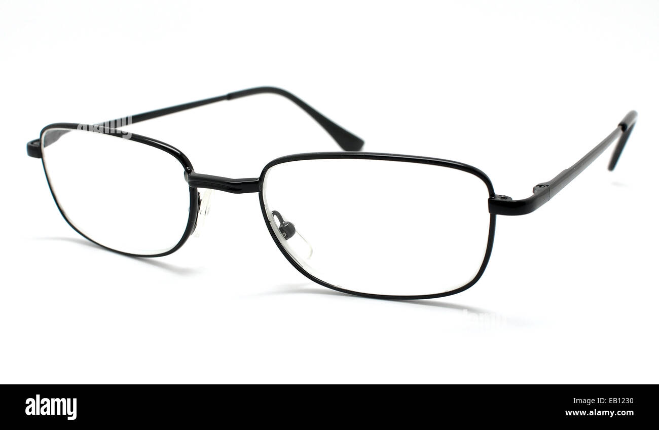 eye glasses isolated on white background Stock Photo - Alamy