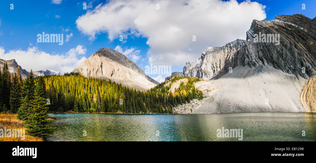 Scenic Landscapes of a high mountain lake, Chester Lake area of ...