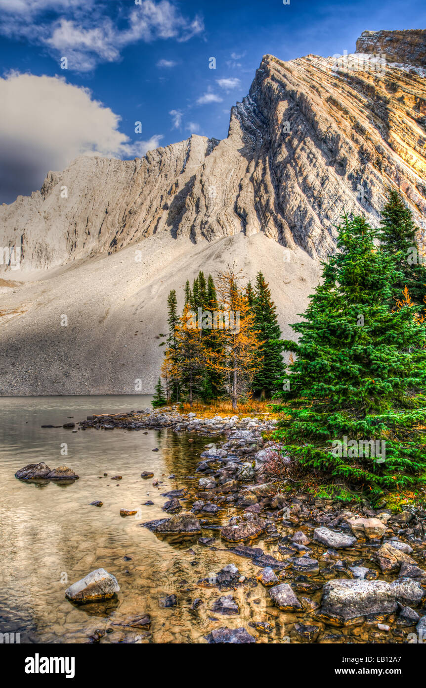Scenic Landscapes of a high mountain lake, Chester Lake area of ...