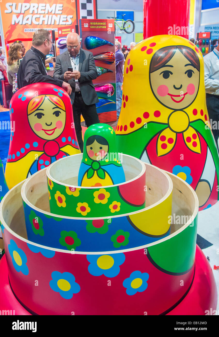 PPG car colors booth at the SEMA Show in Las Vegas Stock Photo - Alamy