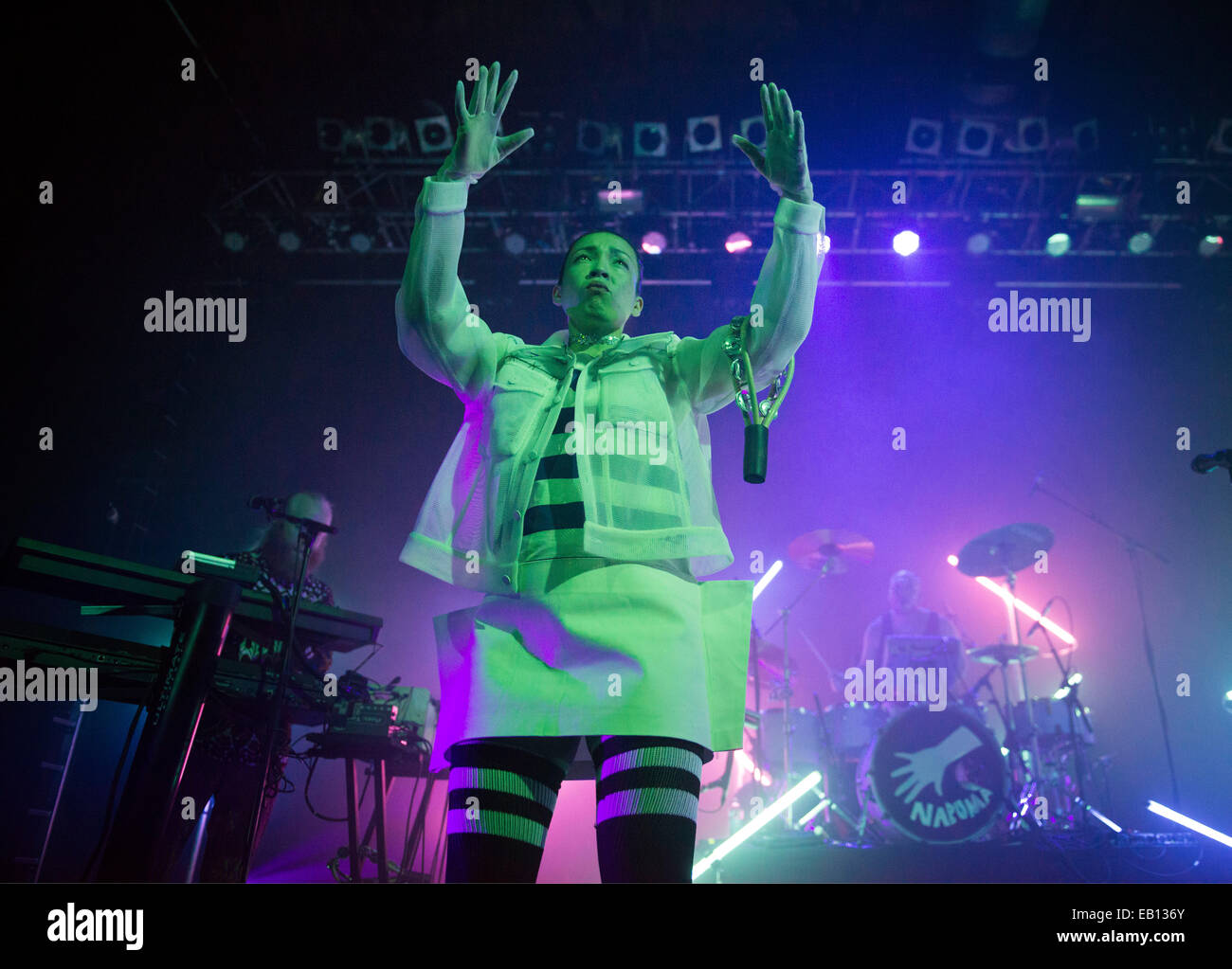 Yukimi Nagano of Little Dragon performs on stage at The 02 ABC on ...