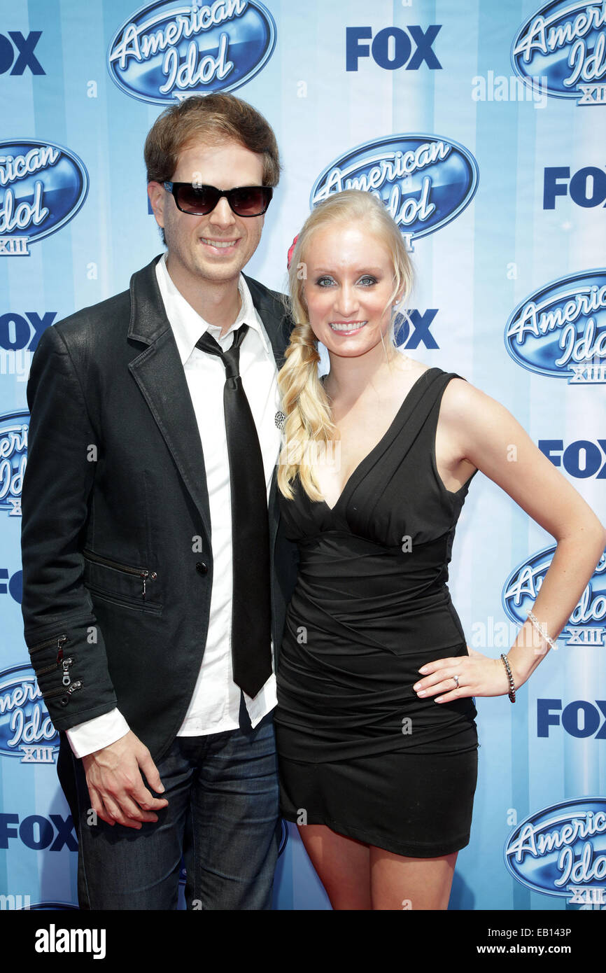 Celebrities attend Fox's 'American Idol' XIII Finale at Nokia Theatre L ...