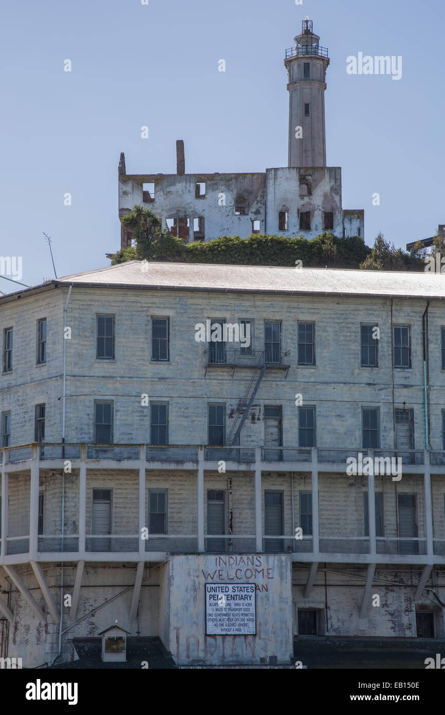 Alcatraz Island Federal Penitentiary in Golden Gate National Park, San ...