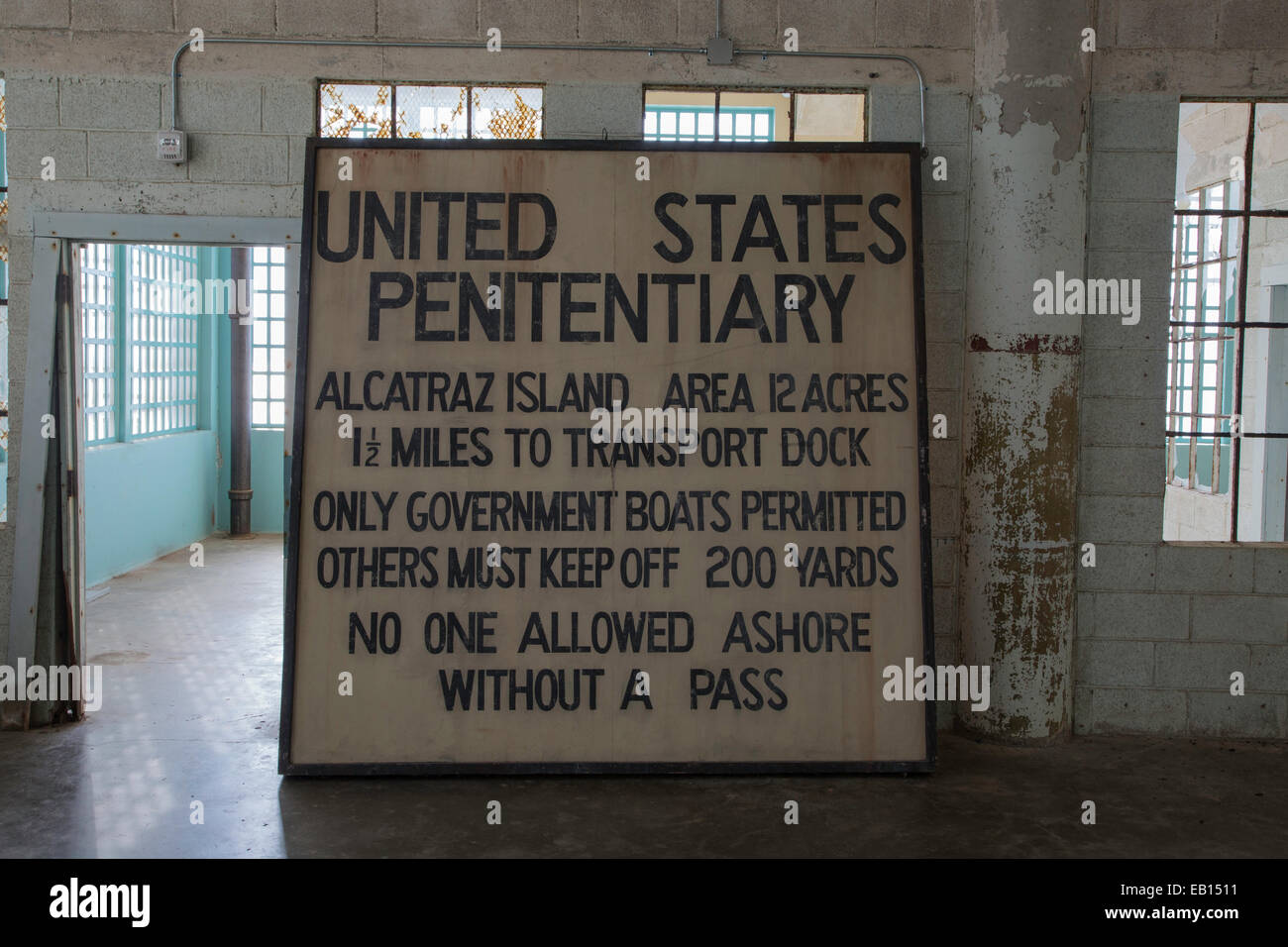 Us penitentiary sign hi-res stock photography and images - Alamy