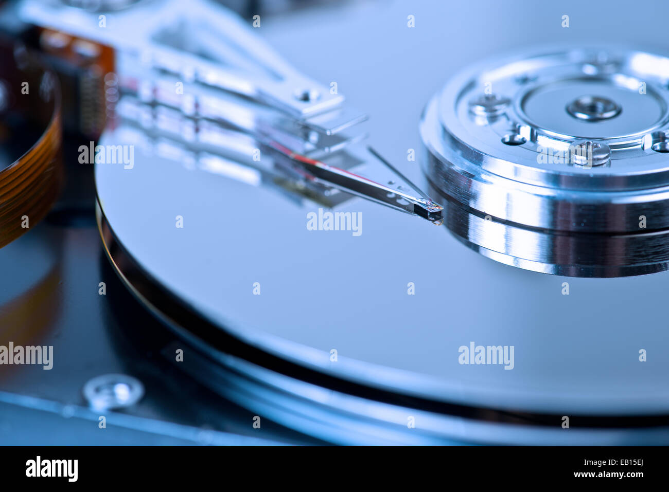 hard disk drive macro background Stock Photo - Alamy