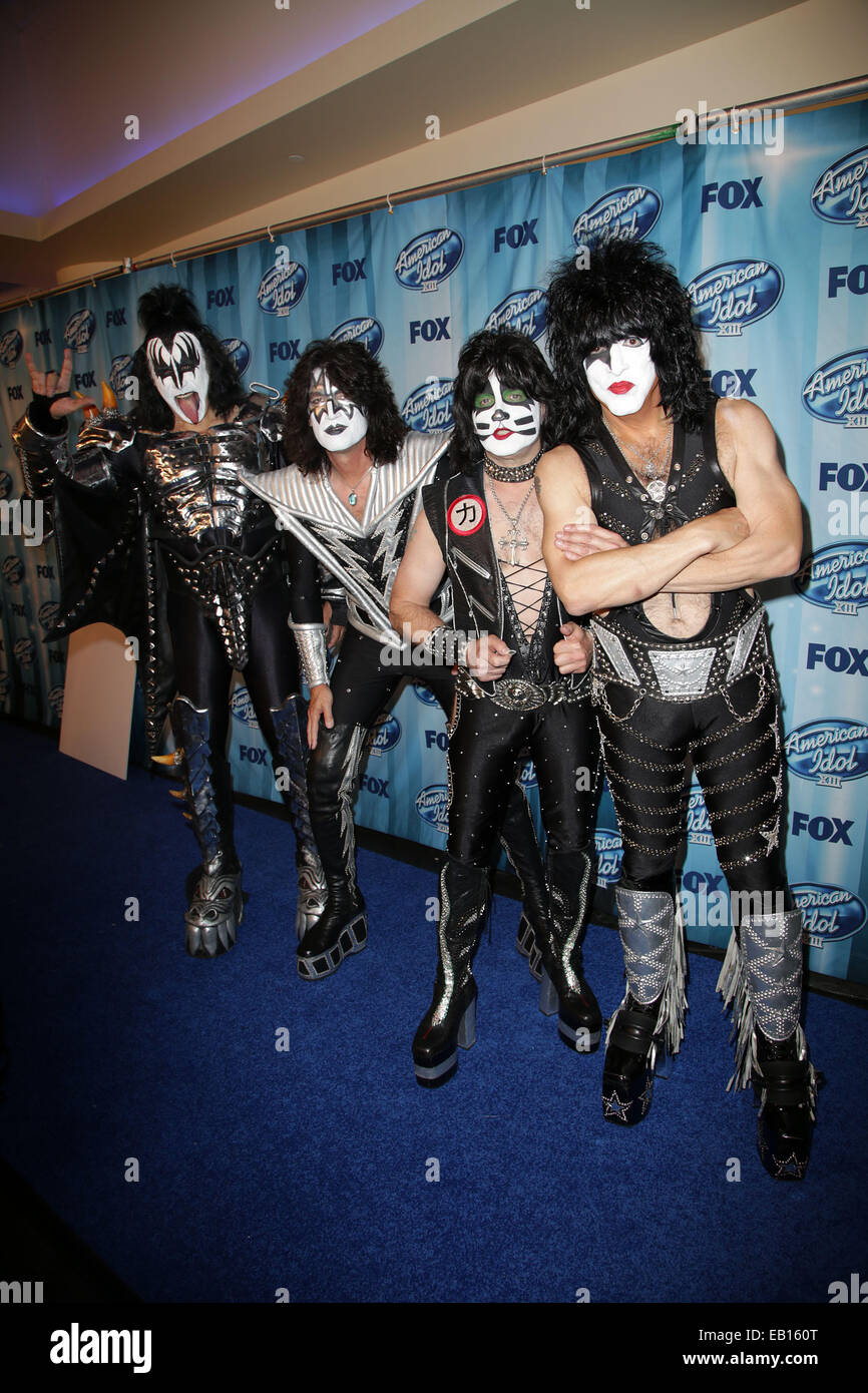 Celebrities attend Fox's 'American Idol' XIII Finale Press Room at ...