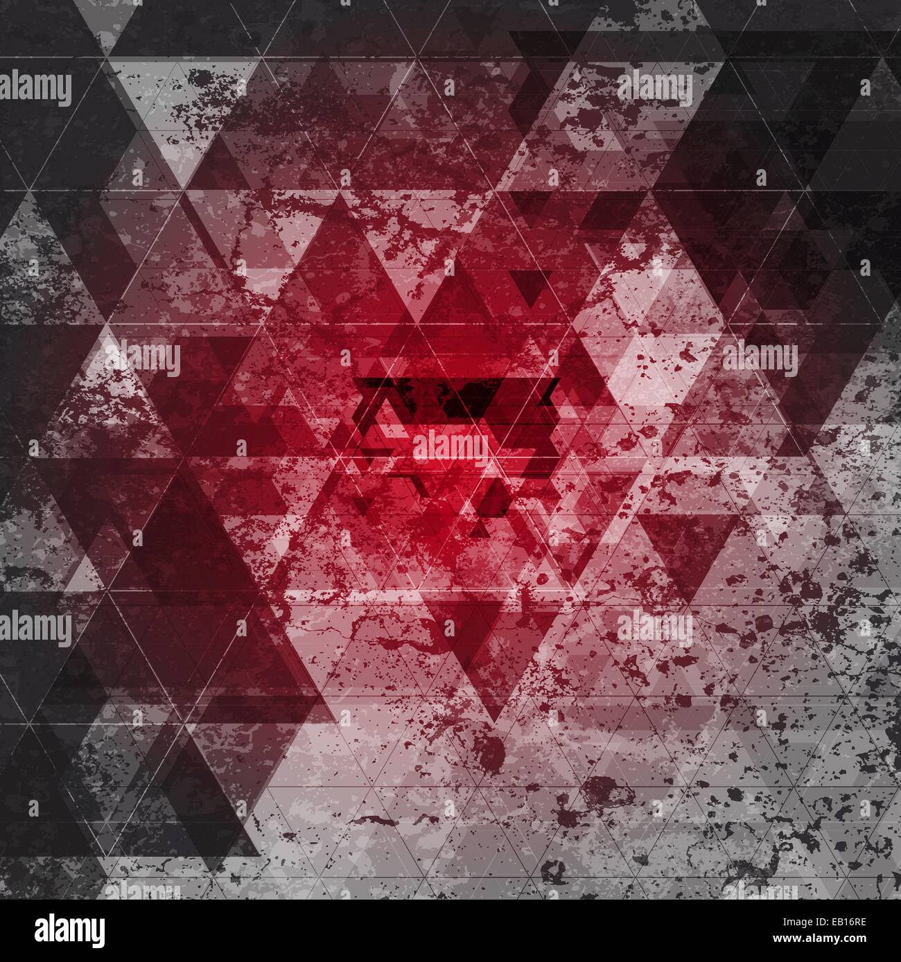 Red grunge abstract background. Tech vector design Stock Photo - Alamy