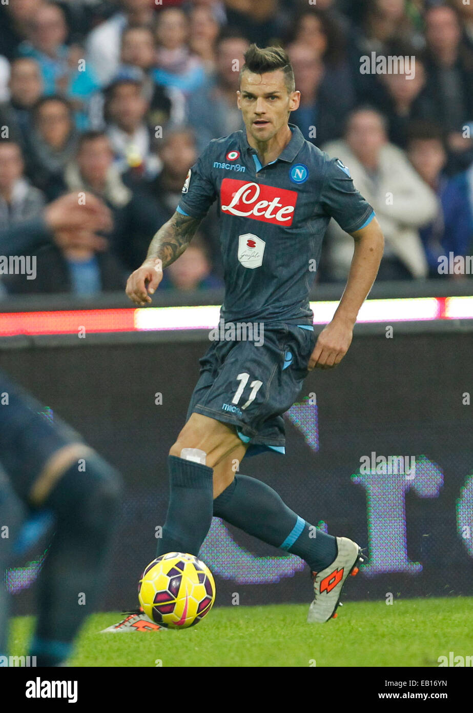 Christian Maggio in action during the Italian Serie A soccer match ...