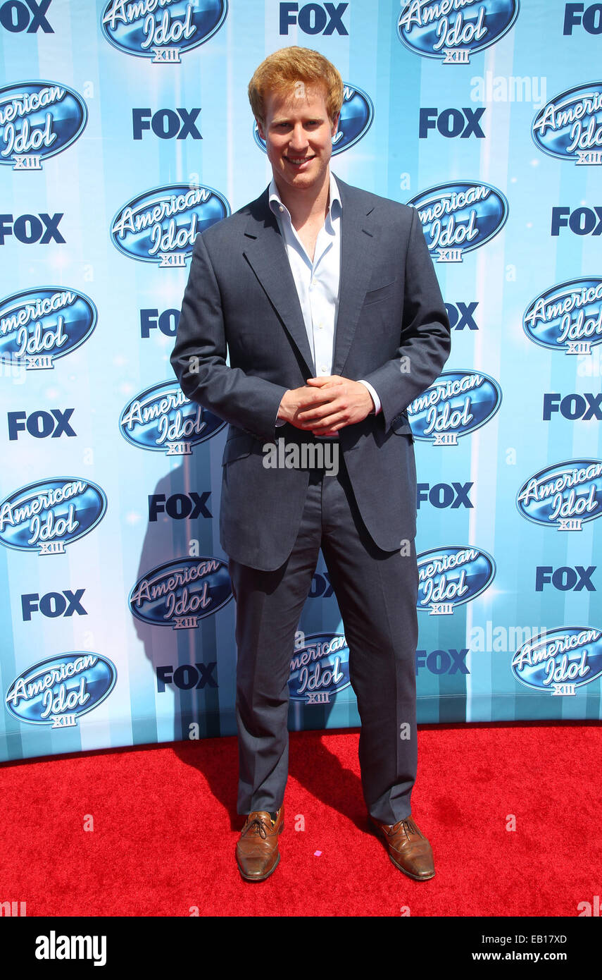 American Idol XIII Grand Finale - Arrivals Featuring: Matthew Hicks ...