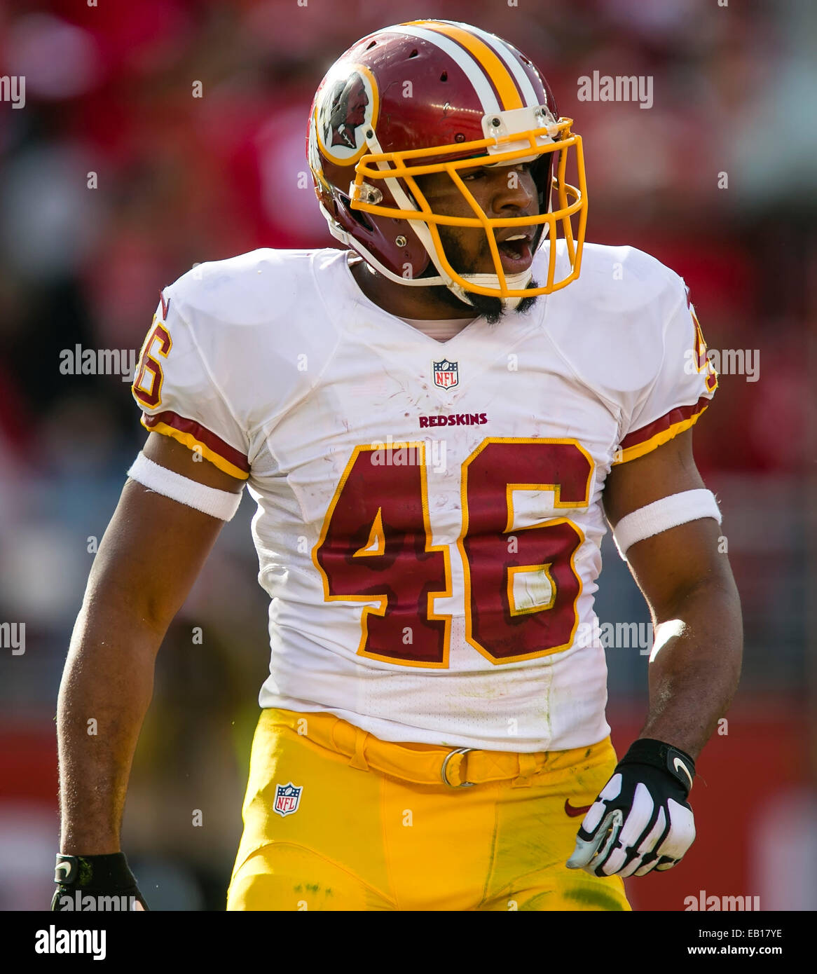 San Francisco, USA. 23rd Nov, 2014. Washington Redskins running back ...