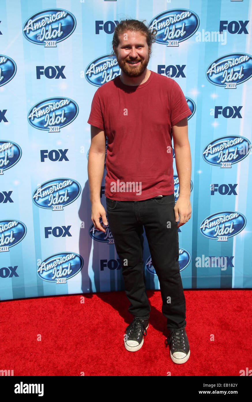 American Idol XIII Grand Finale - Arrivals Featuring: Casey Abrams ...