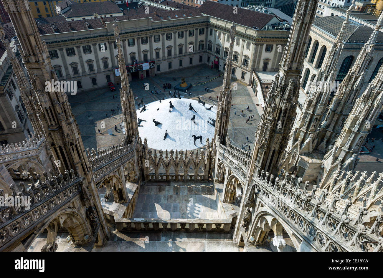 Milan royal palace hi-res stock photography and images - Alamy