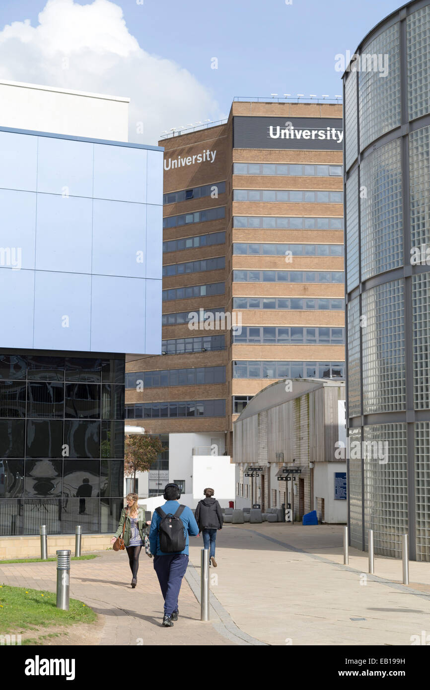 UK, Huddersfield, University buildings Stock Photo - Alamy