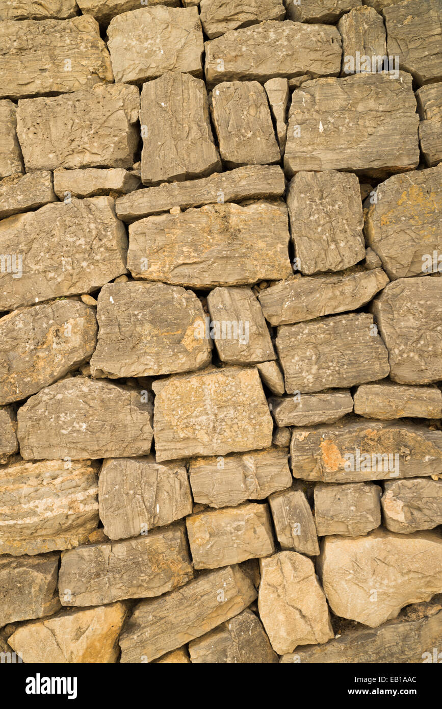 Full frame take of a traditional stone wall Stock Photo - Alamy