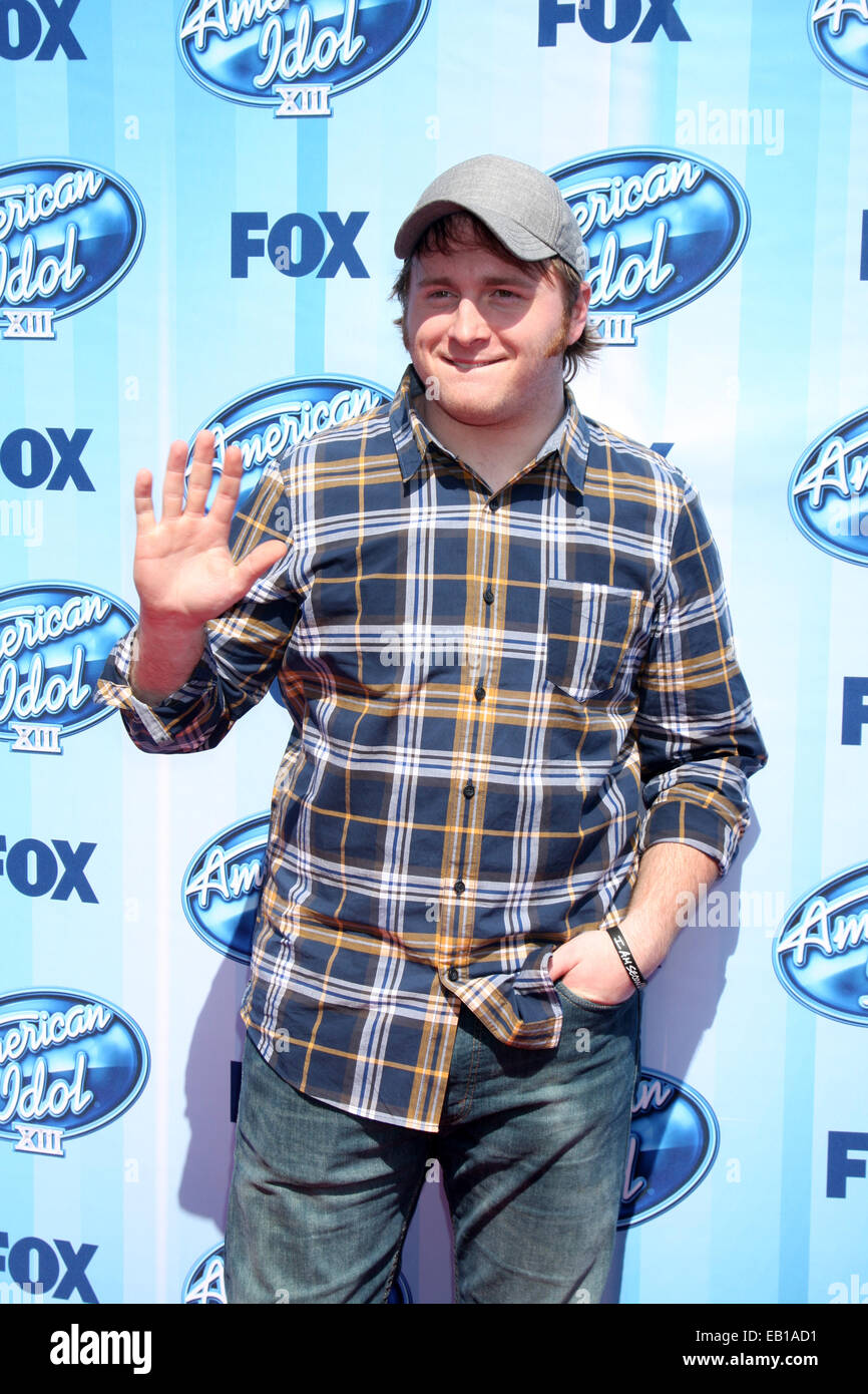 American Idol Season 13 Finale - Arrivals and Press Room Featuring: Ben ...