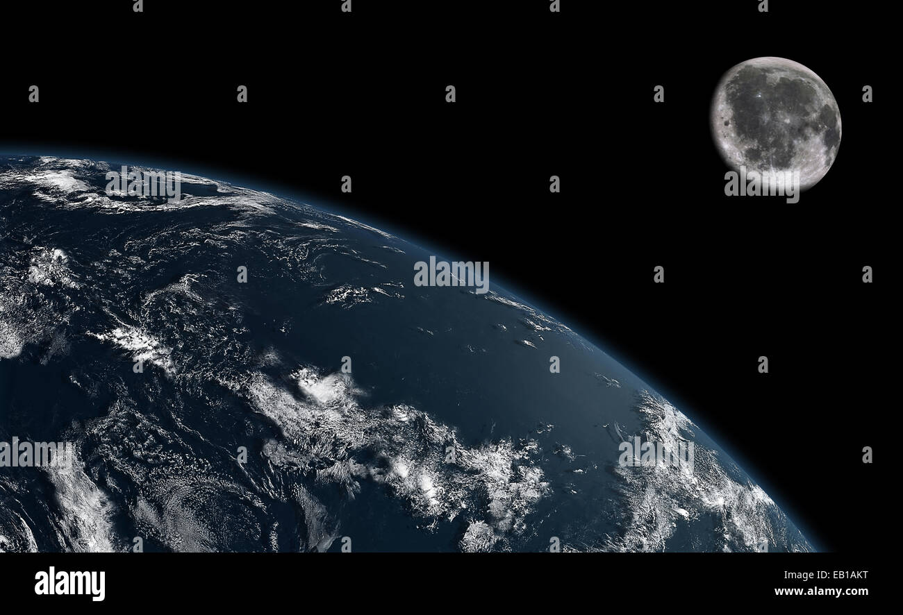 Moon Earth Nasa Stock Photos & Moon Earth Nasa Stock Images - Alamy