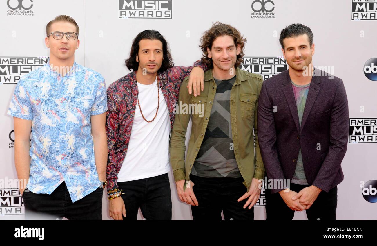 Los Angeles, CA, USA. 23rd Nov, 2014. Ben Spivak, Nasri, Alex Tanas ...