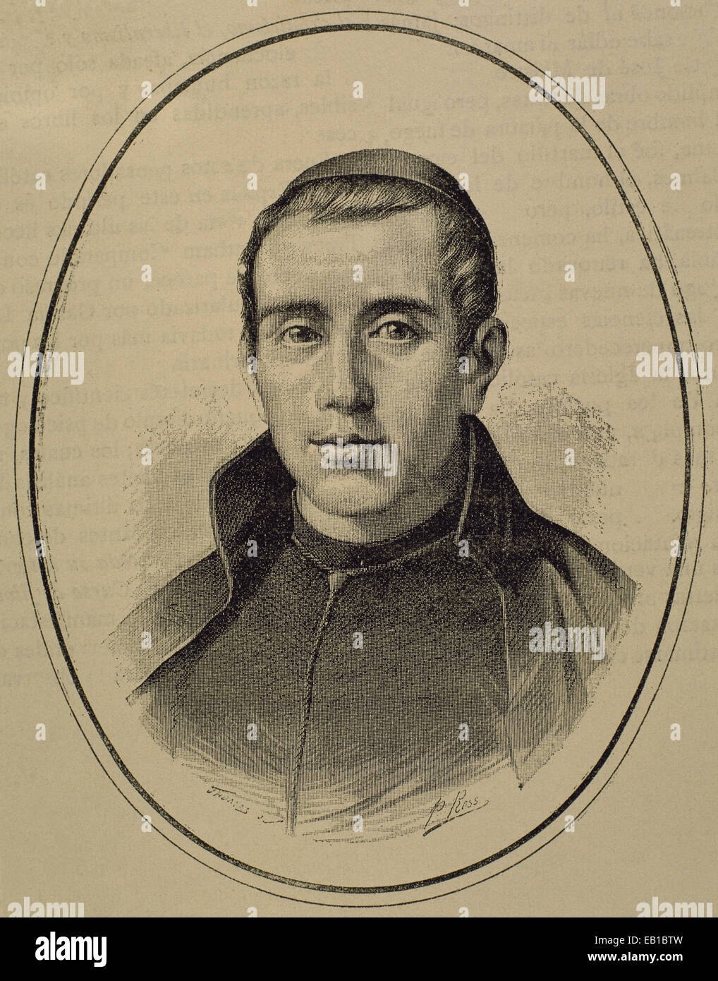 Jaime Balmes (1810-1848). Spanish Catholic priest known for his ...