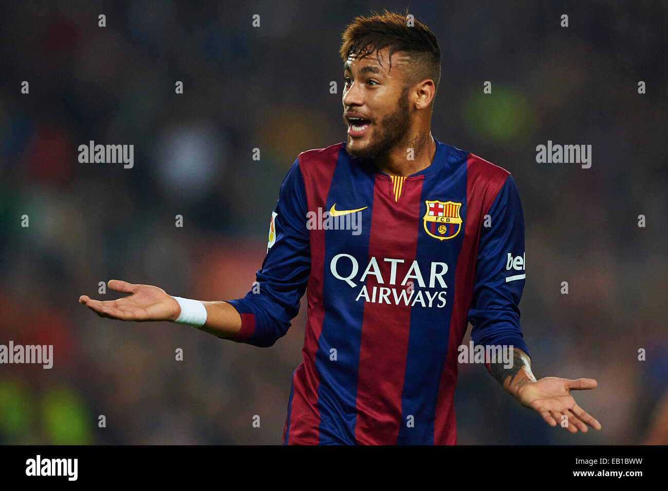 Neymar da Silva Jr (FC Barcelona), during La Liga soccer match between ...