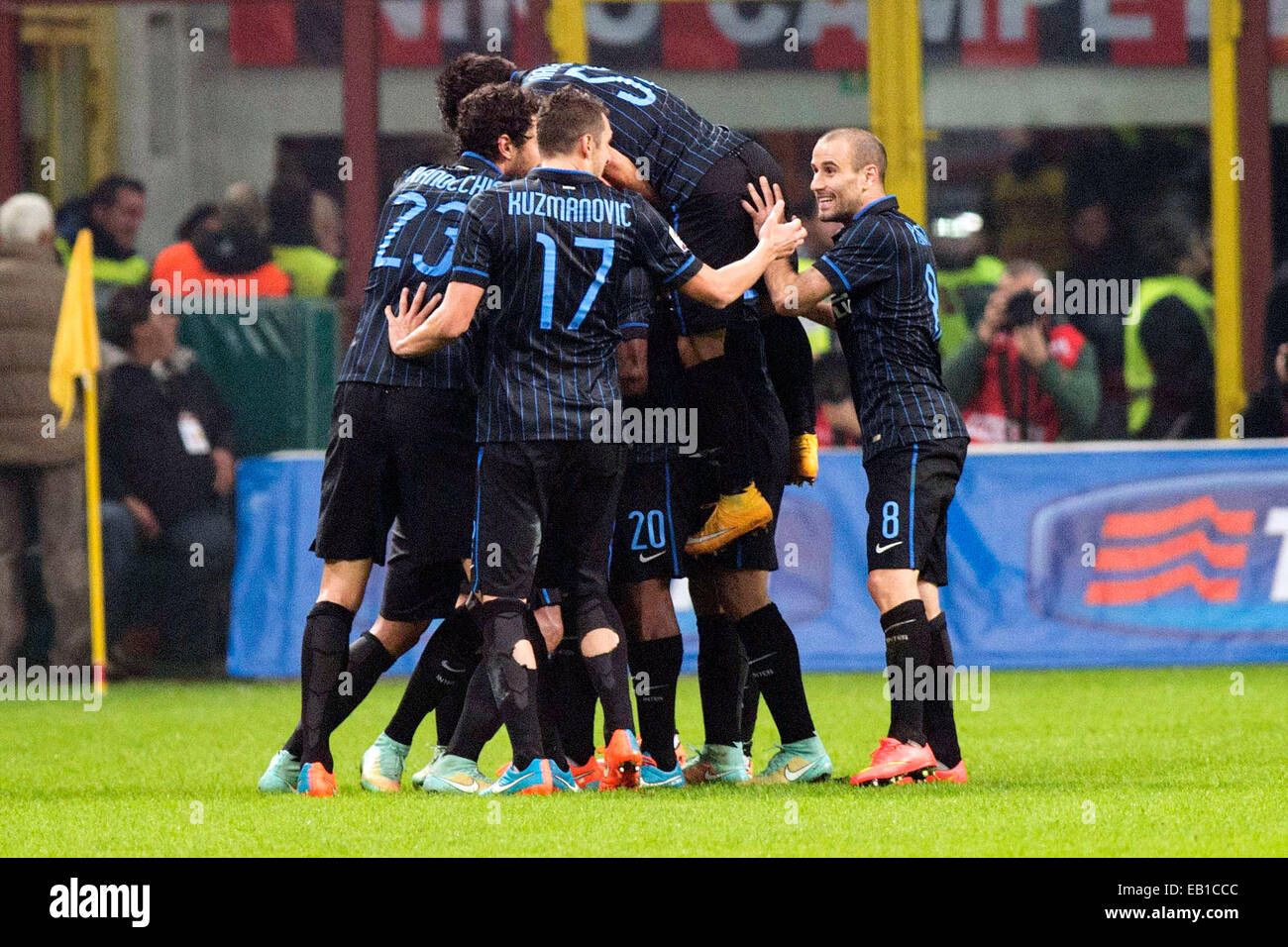 Inter team group, NOVEMBER 23, 2014 - Football / Soccer : Inter players ...