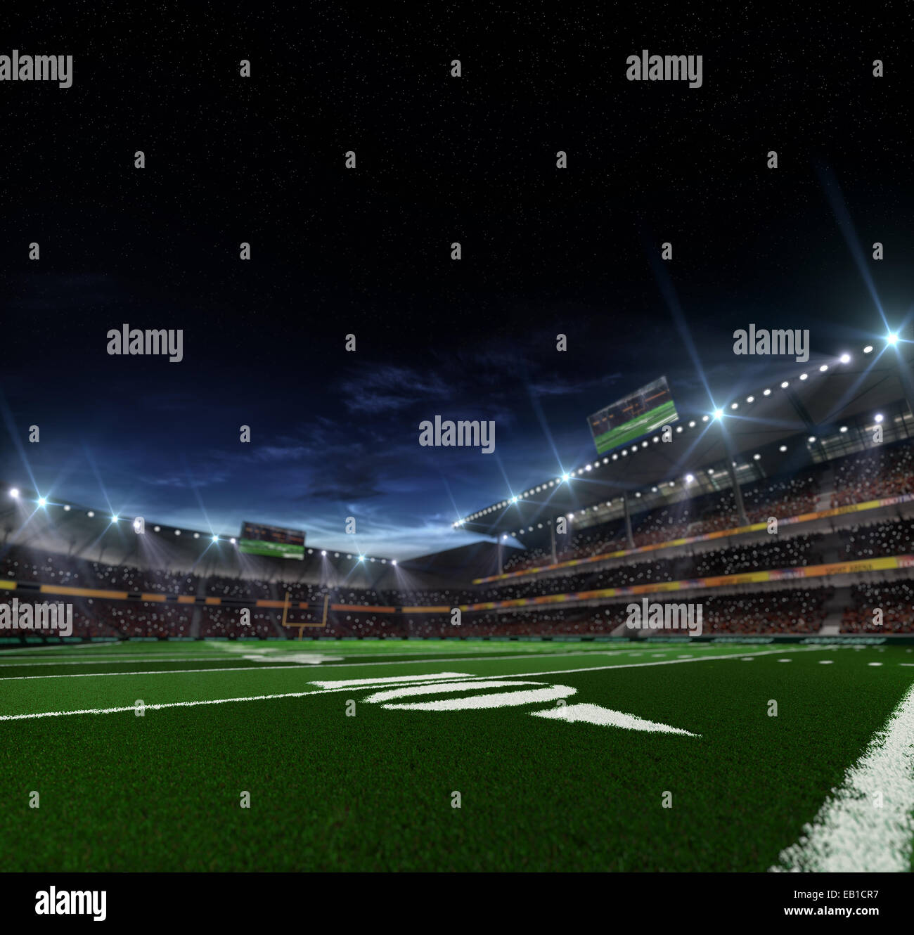 Football stadium crowd wide angle hi-res stock photography and images ...