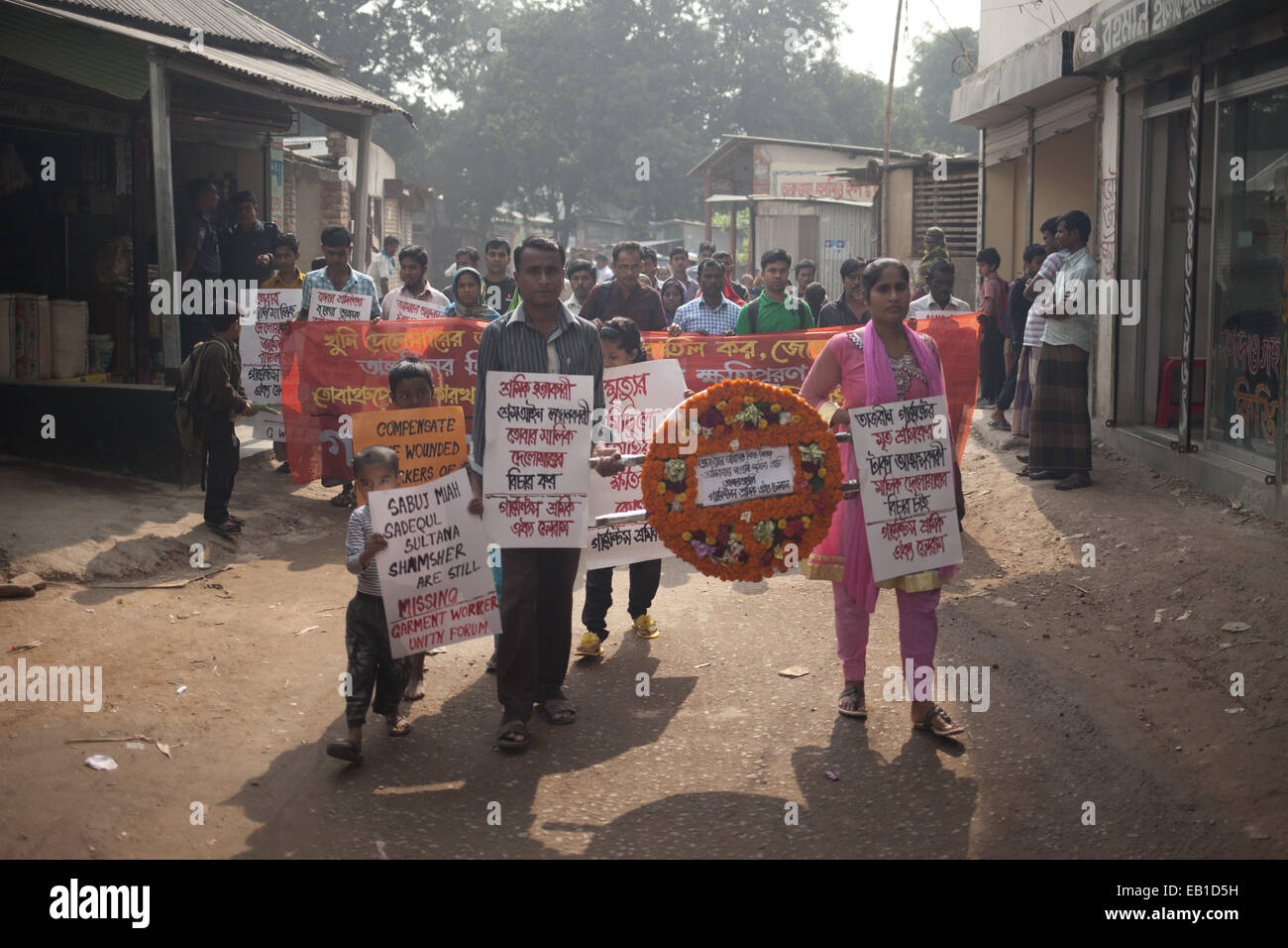 Nov. 24, 2014 - Near Dhaka, Bangladesh - After two years of Tazreen ...