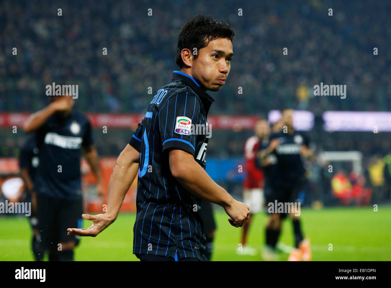 Milan, Italy, © D. 23rd Nov, 2014. Yuto Nagatomo (Inter) Football ...