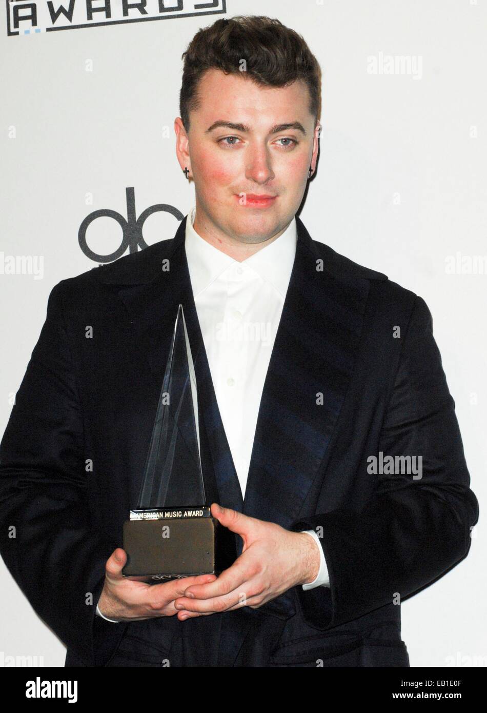 Los Angeles, CA, USA. 23rd Nov, 2014. Sam Smith in the press room for ...